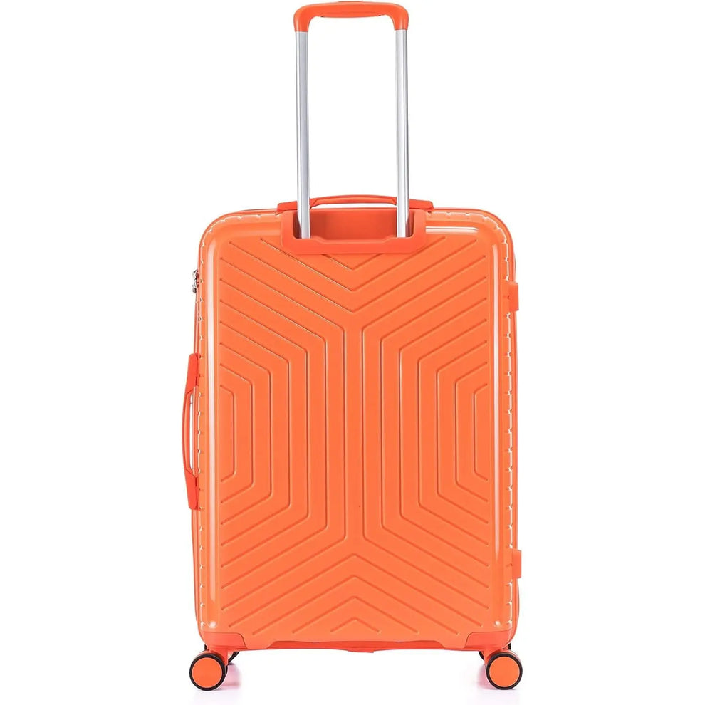 Large Suitcase with TSA Lock – Polypropylene Luggage with 4 Wheels – DK ...