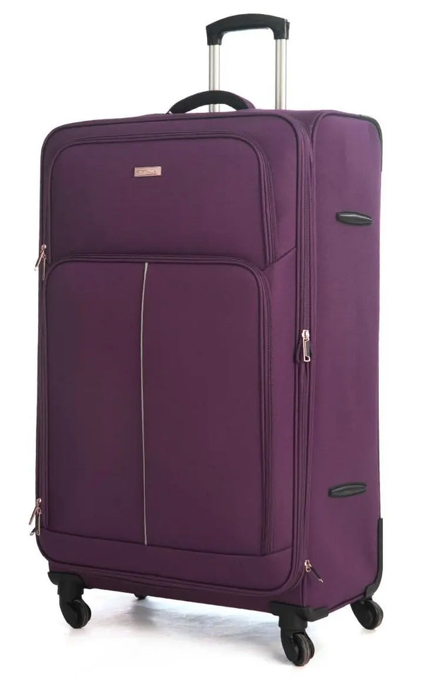 Extra Large Suitcase | Durable Lightweight Expandable Soft Suitcase ...